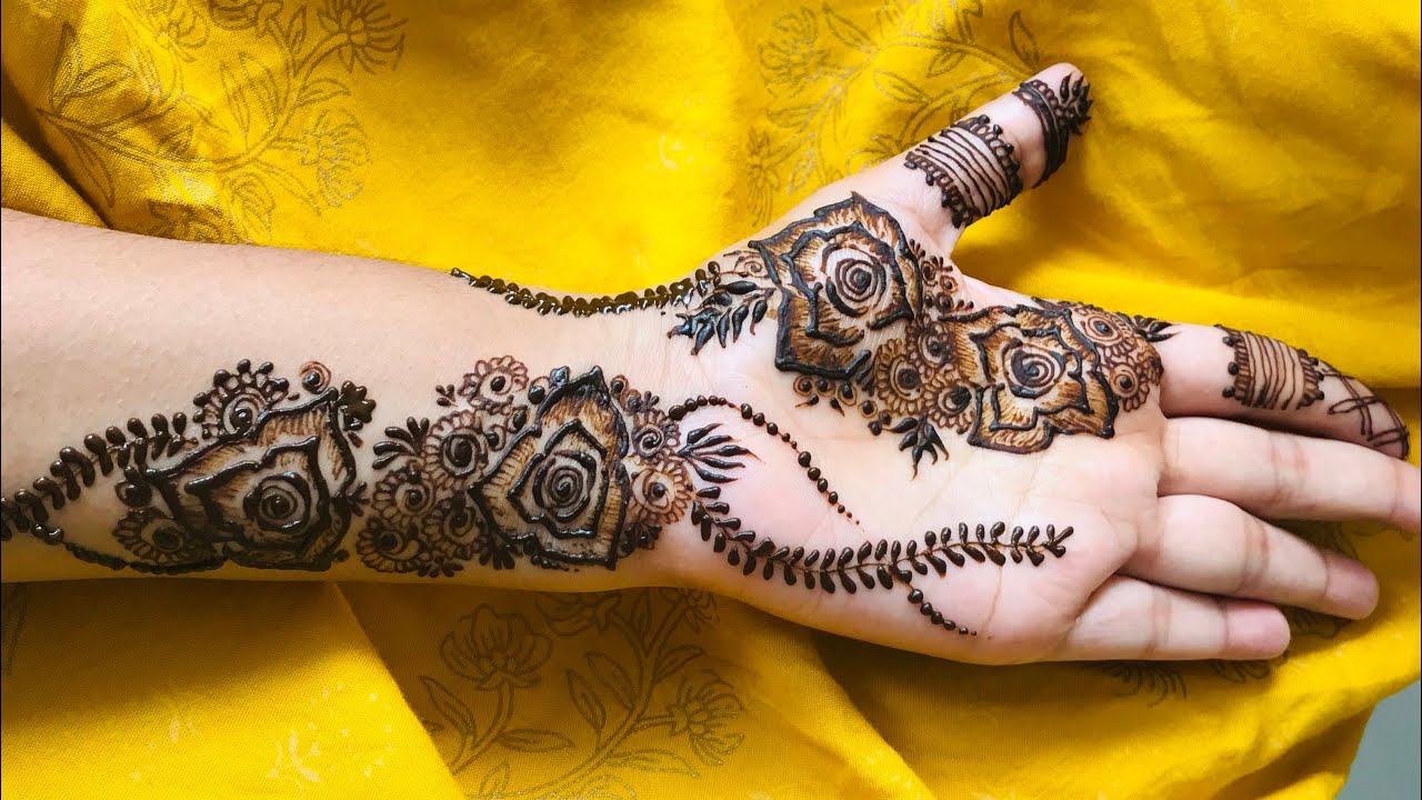 Easy Arabic Mehandi Design 2020 || Mehandi Zen - YouTube