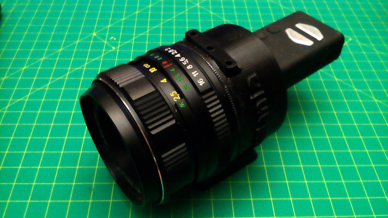 Lens adapter for Mobius camera | DIY telescope - YouTube