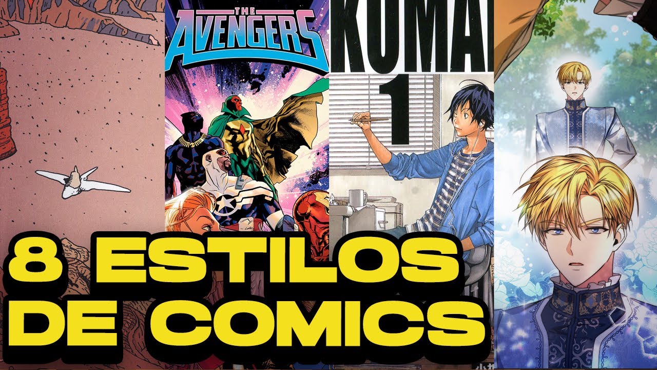 Descubre los 8 ESTILOS DE HISTORIETAS MAS POPULARES que necesitas ...
