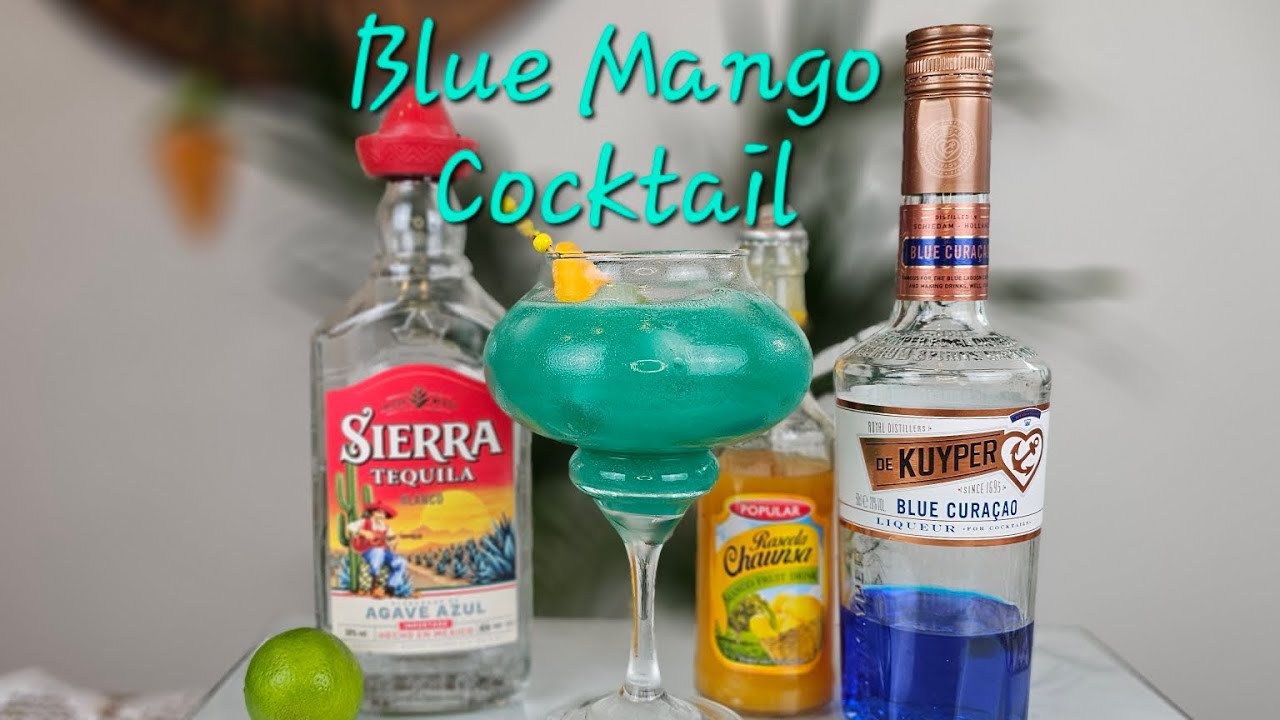 Blue Mango Cocktail recipe #blue #mango #cocktail #recipe #fyp #drink # ...