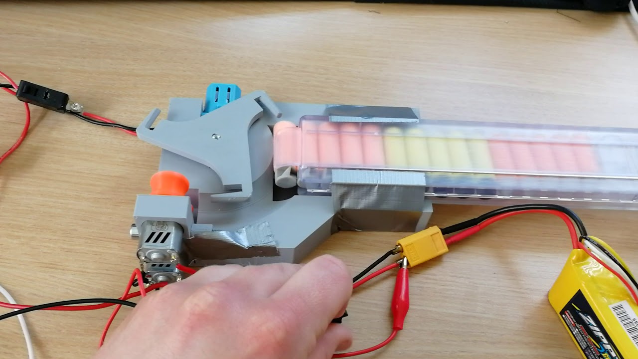 A "Run of the mill" Prototype (Horizontal mag feeding system) - YouTube