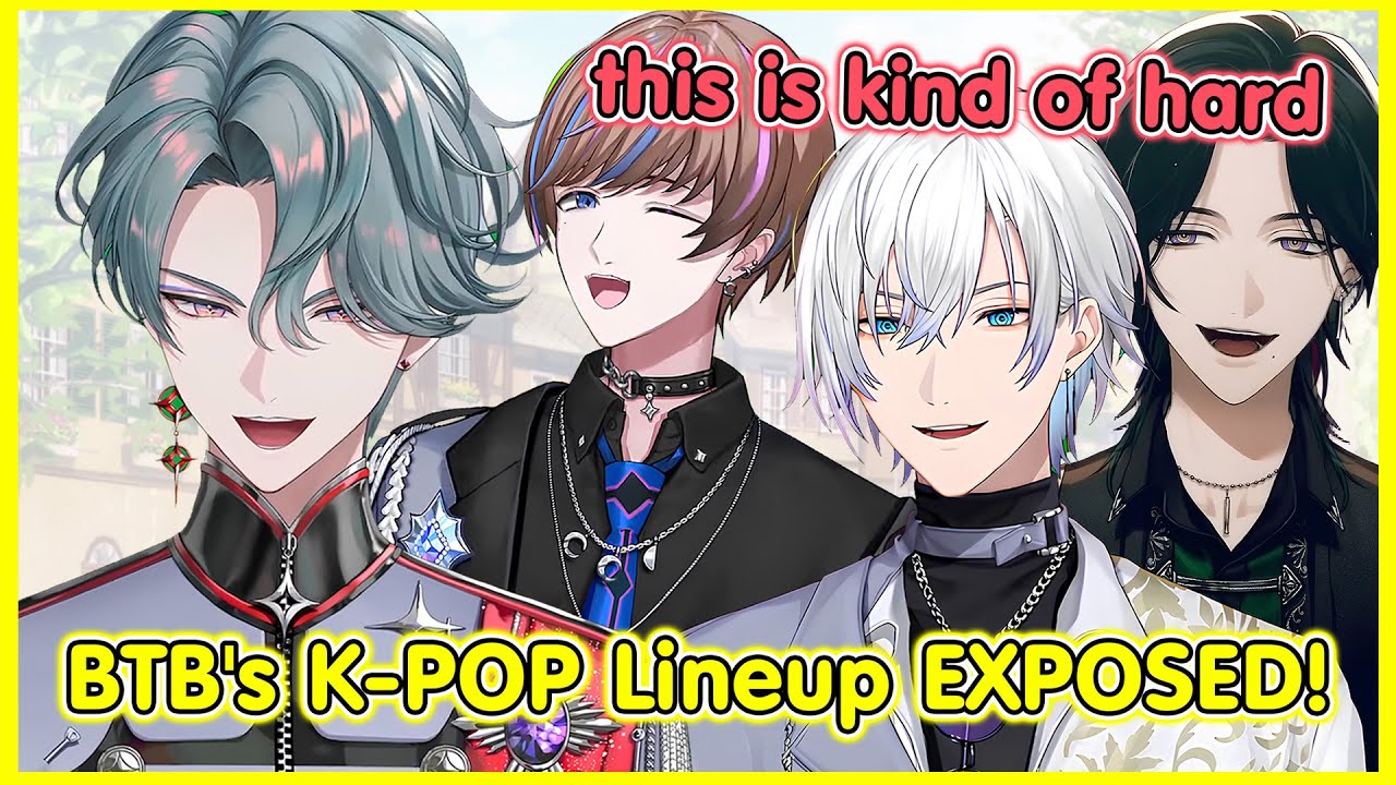 BTB Enters the K-POP? Freodore Reveals Each Member's Role【NIJISANJI EN ...