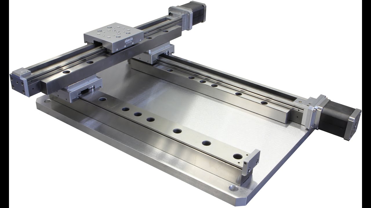 2-axis Motorized Translation Stage for Vacuum - YouTube