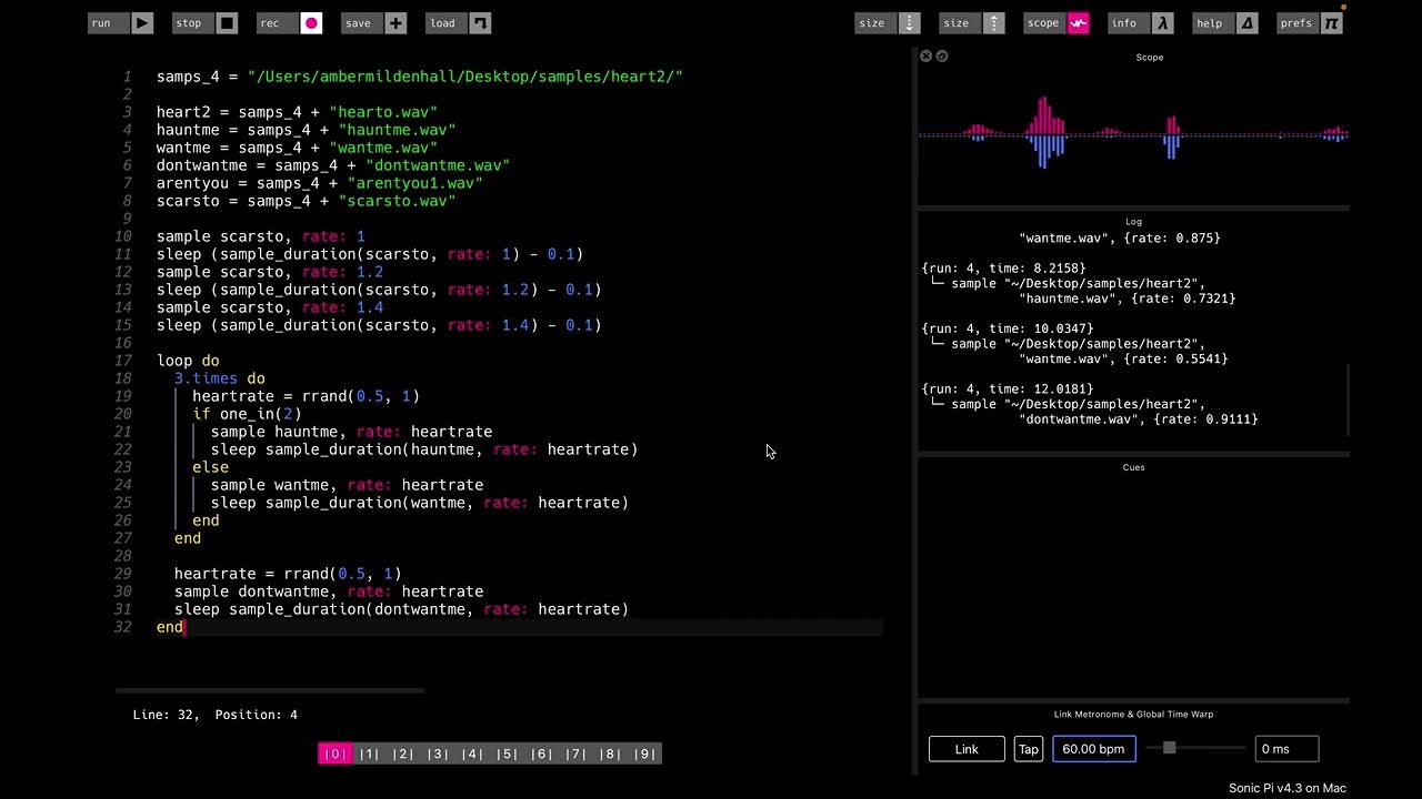 umru & Petal Supply heart2 sample remix (Live Coding Edition) - YouTube
