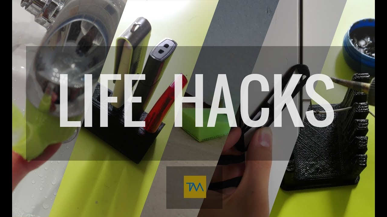 Life hacks - 3d print life hacks / impresora 3d - YouTube