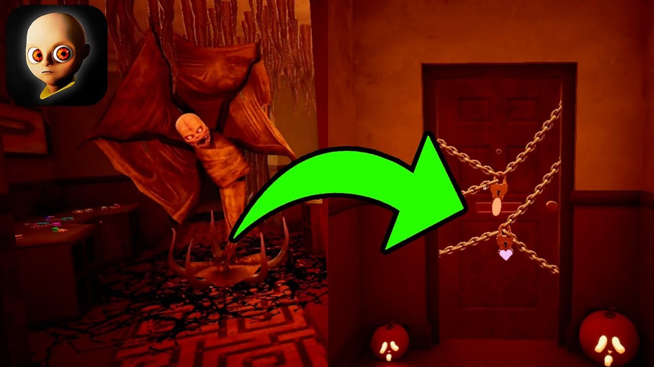 How To Survive & Escape The Monster Baby To The Elevator In The Baby In ...