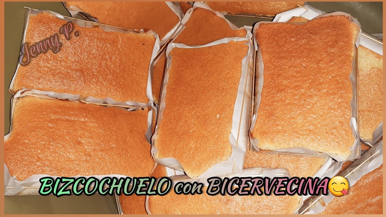 Como hacer Bizcochuelo de Todos Santos con Bicervecina 😋😋 - YouTube