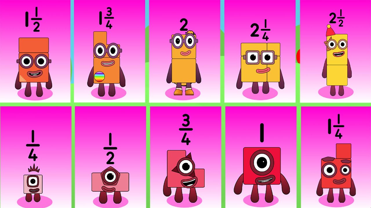 Sprunki OC Numberblocks NB Band Quarters 1 - The Beginning (¼ - 2 ½ ...