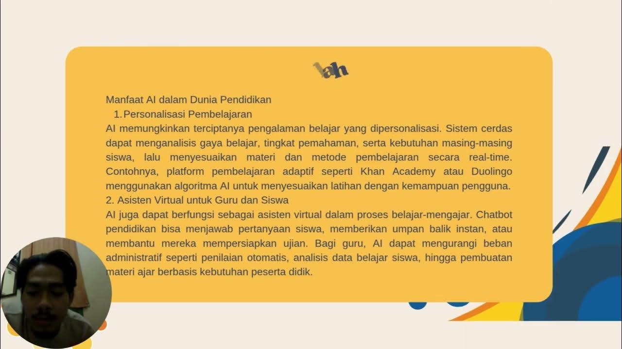 AI Dalam dunia pendidikan manfaat dan tantangan - YouTube