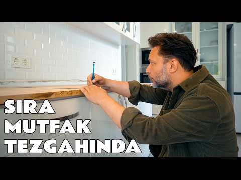 Mutfak Tezgahımı Ahşaba Çeviriyorum ✨ Son Dakika Telefonuyla Ahşap Avına Gittim!
