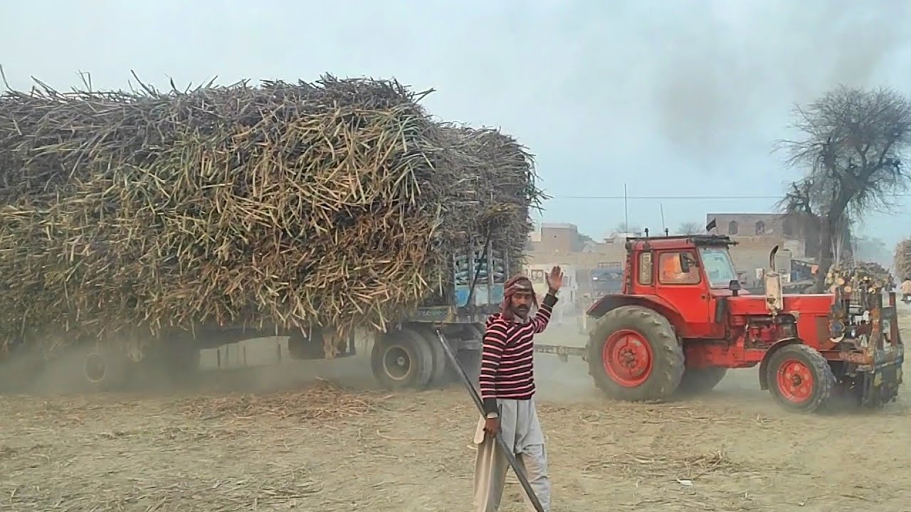 Farming machine, Tractors pulling heavy load - YouTube