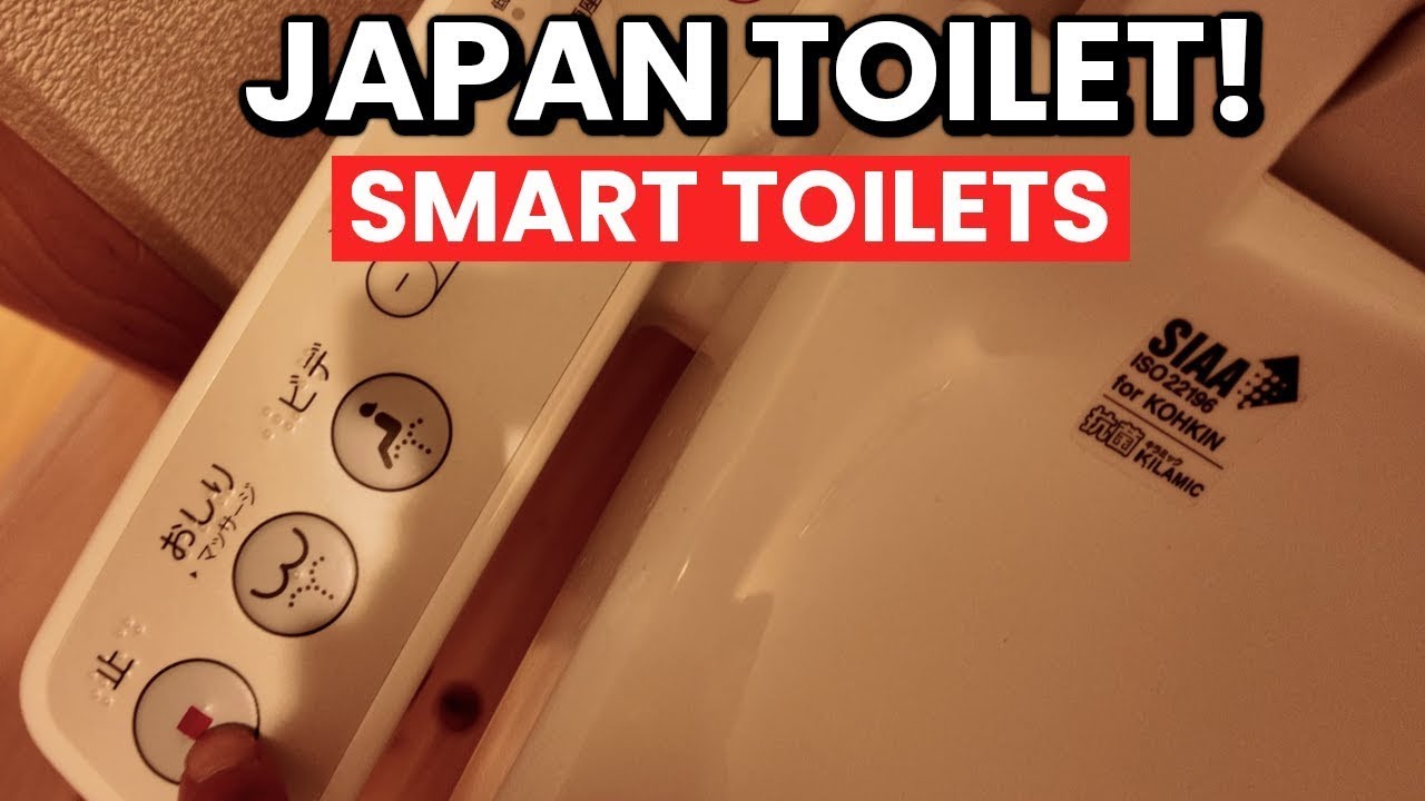 HIGH-TECH Japanese Toilet! (Smart Toilet) 🇯🇵 - YouTube