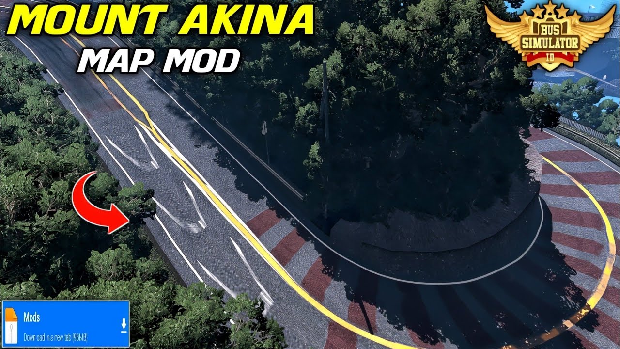 Map Mod Bussid 3.7 - New Mount Akina Map Mod For Bus Simulator ...
