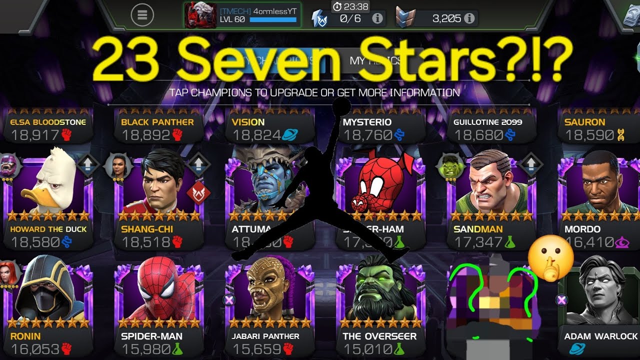 MCOC Crystal Opening!(Fast)! My Account's 23rd 7 Star Champion and 2 ...