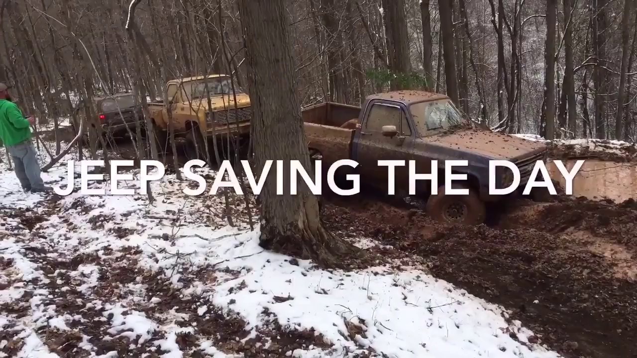 Chevy Trucks Trail Riding! - YouTube