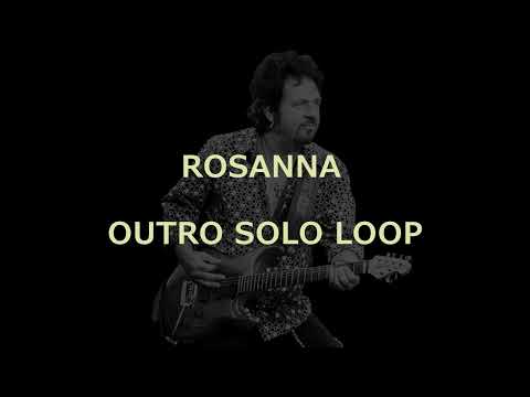 Rosanna (Toto) Outro Solo LOOP (Guitar Backing Track for Improvisation)