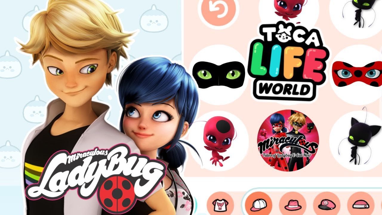 Miraculous: Ladybug & Cat Noir Toca Life World 🦋 Toca love Story 👩‍ ️‍👨 ...