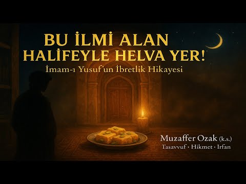 Bu İlmi Alan Halifeyle Helva Yer! İmam-ı Yusuf’un İbretlik Hikayesi (Muzaffer Ozak (k.s.))