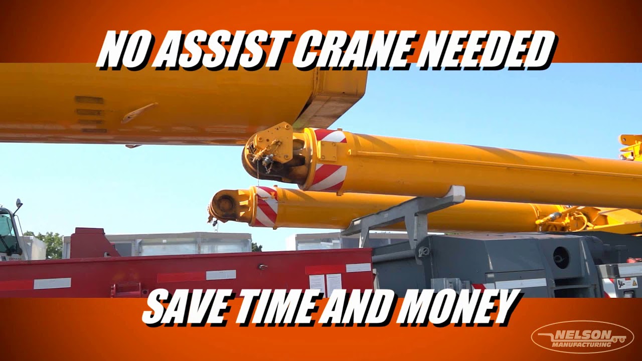 Nelson Manufacturing Boom Launch Trailer - YouTube