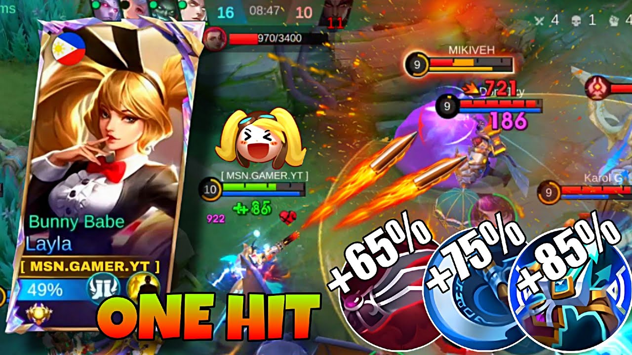 NEW SET BUILD LAYLA 1HIT COOL STYLE BUILD LAYLA 2025 | ATTACK SPEED ONE ...