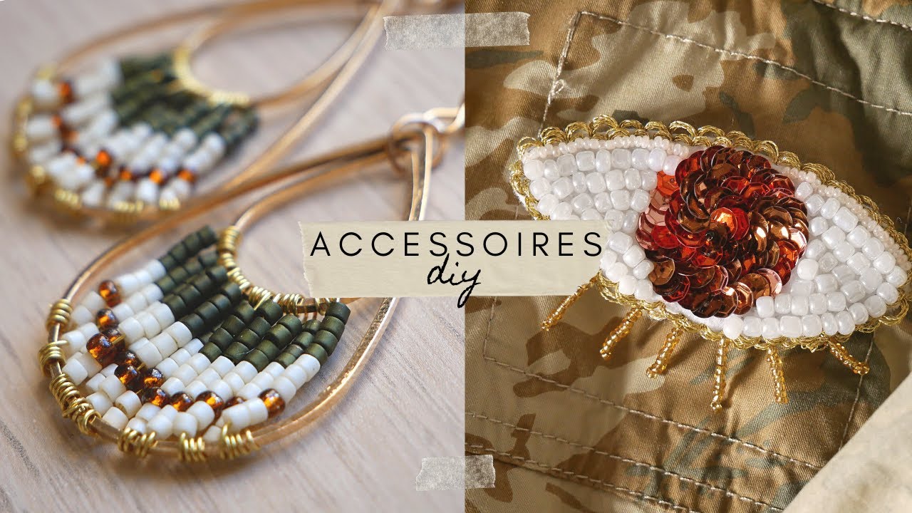 DIY || Accessoires faciles - boucles d'oreilles + patch | Accessories ...