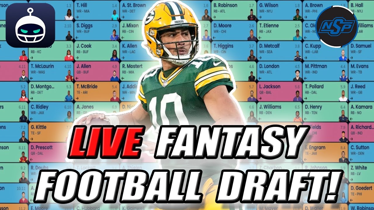 Live Fantasy Football Draft! 2024 - YouTube