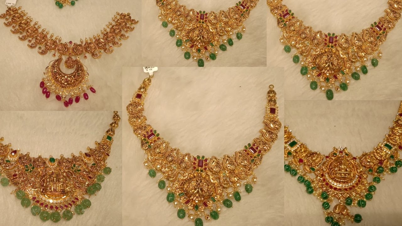 22ct gold lightweight necklace designs with weight/ lightweight gold ...