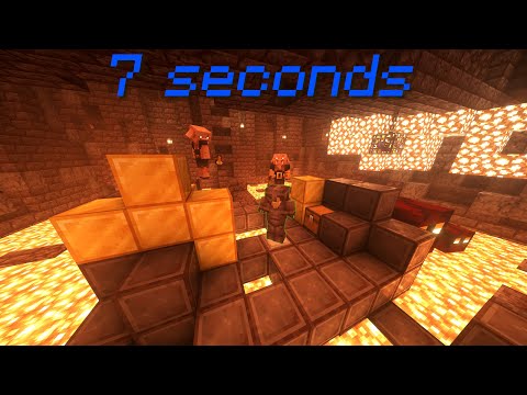 Minecraft TAS: Cover Me in Debris in 7.4 Seconds