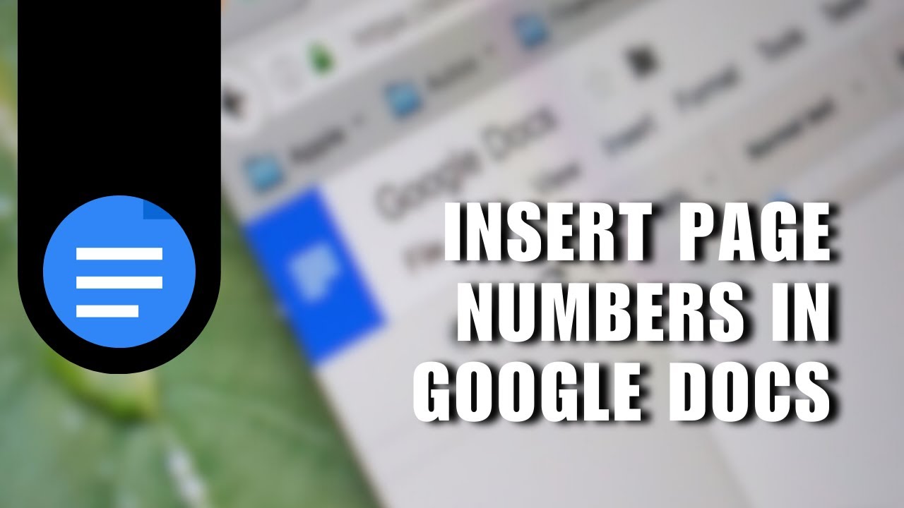 TIPS How To Insert Page Numbers In Google Docs Starting On Page 3 TIPS How To Insert Page Numbers In Google Docs Starting On Page 3