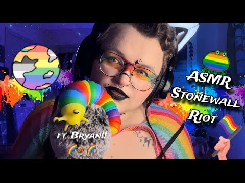 ASMR | Stonewall Riots Ft. Bryan! (whispered chat, stim slug) 🌈🐌 🏳️‍🌈 ...