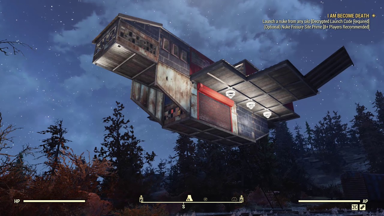 New dropship design fallout 76 sky camp - YouTube