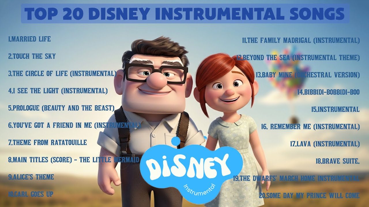 Disney Playlist Top 20 Disney Instrumentals💫 Music That Tells a Story ...