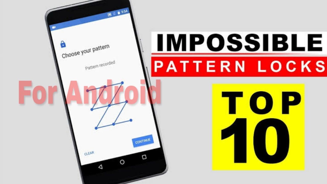 Top 10 Best and Impossible Pattern locks Ever ! - YouTube