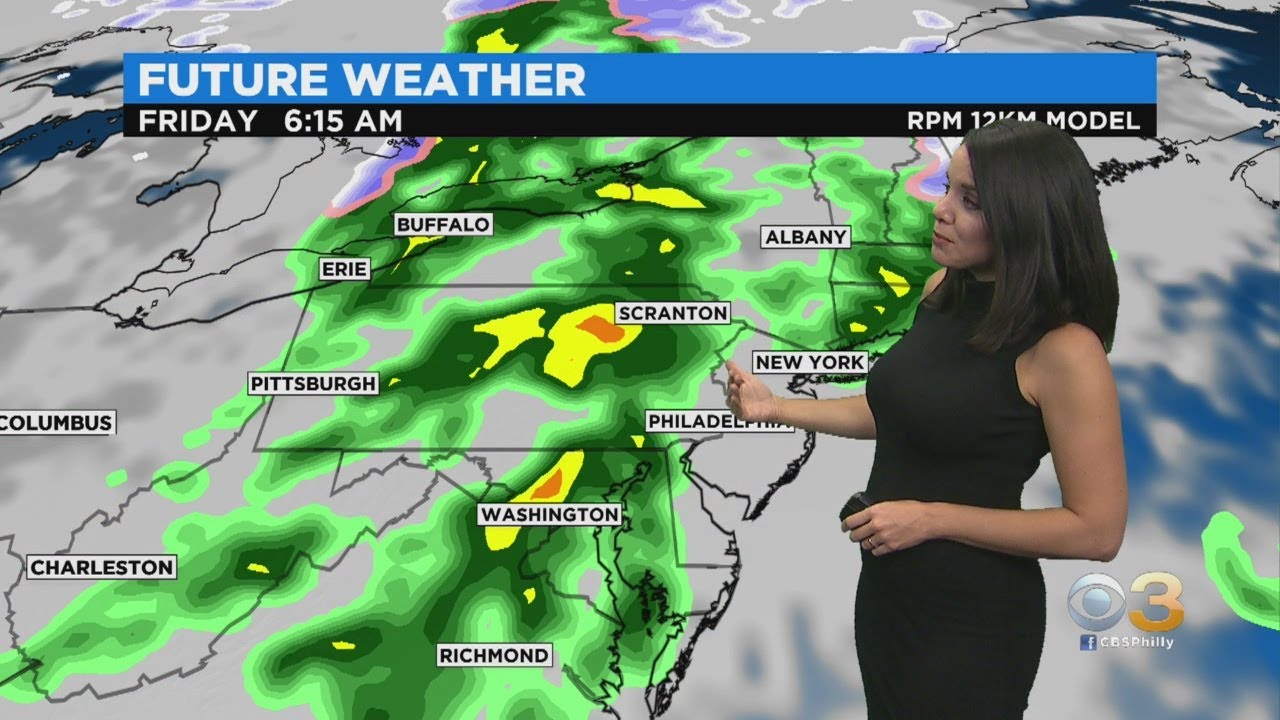Philadelphia Weather: Tracking Late Week Rain - YouTube