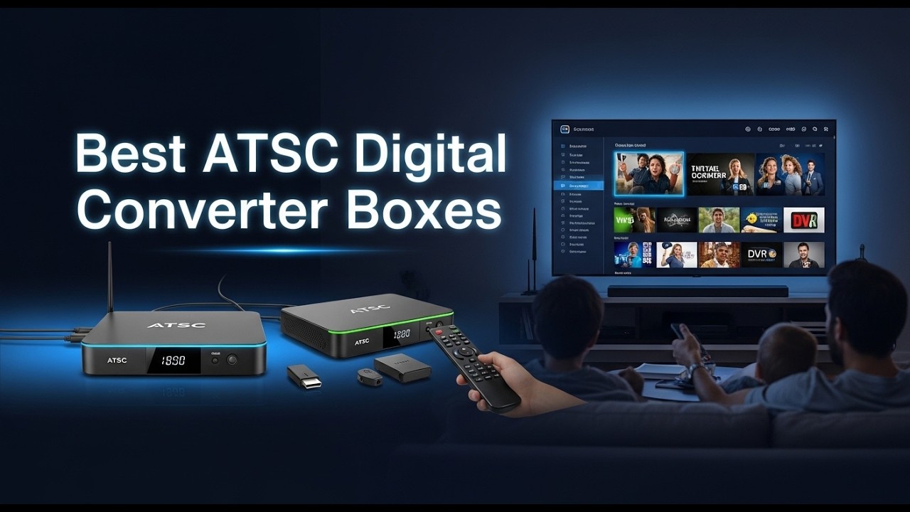 TOP 5 Best ATSC Digital Converter Boxes with TV Tuner 2026 - YouTube