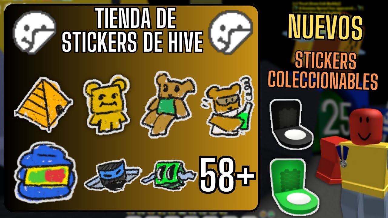 NUEVAS DECORACIONES DE HIVE! 🌈🎨 65+ STICKERS Y NUEVA TIENDA? 🧸🖼| bee ...