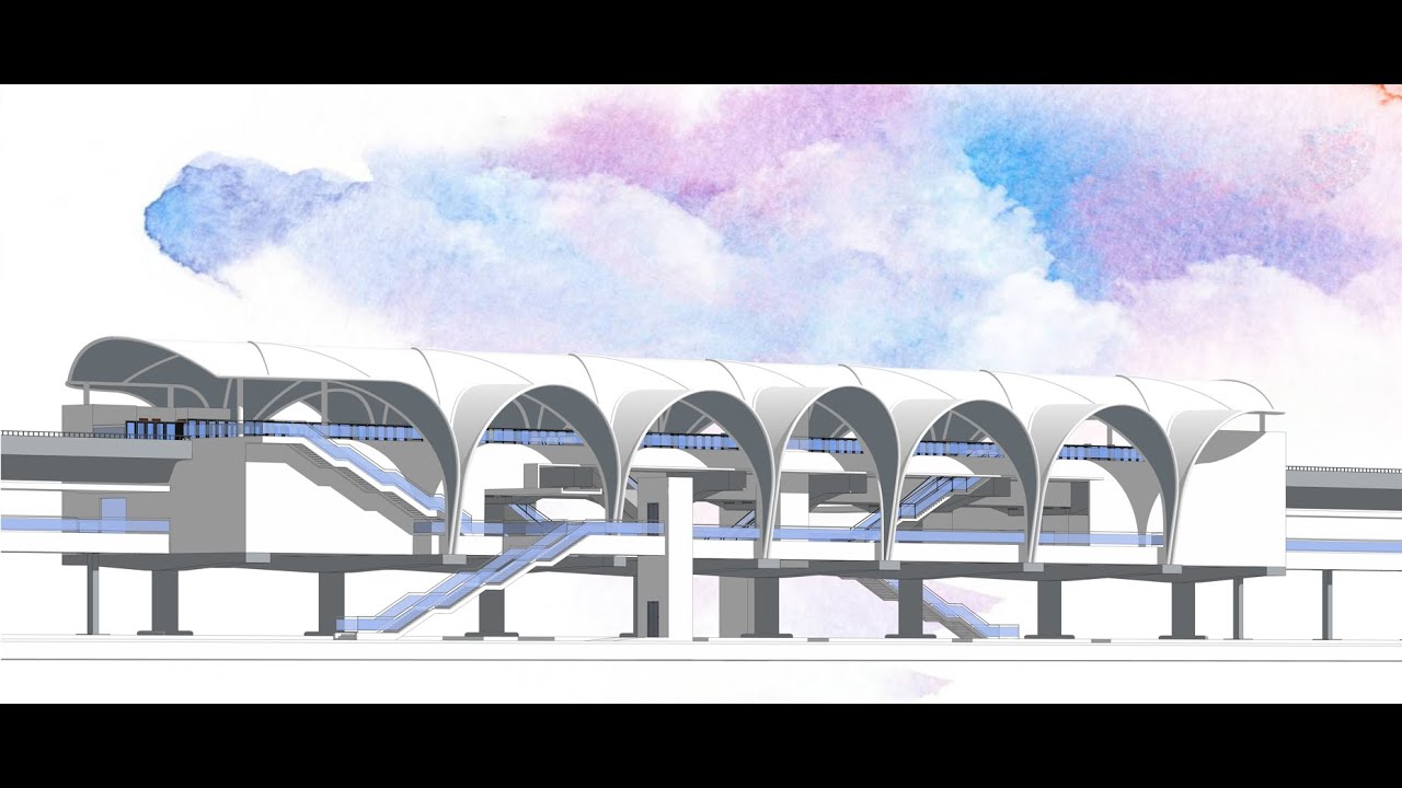 Metro Station Design - Tensile Fabric Roof Design & Architecture ...