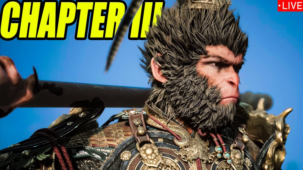 Streaming until I beat Black Myth: Wukong Chapter 3 - YouTube
