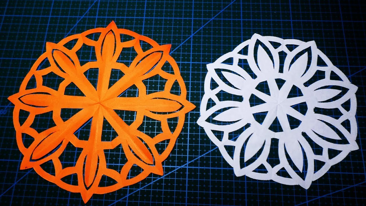Beautiful Paper cutting Design-How to make paper cutting design for ...