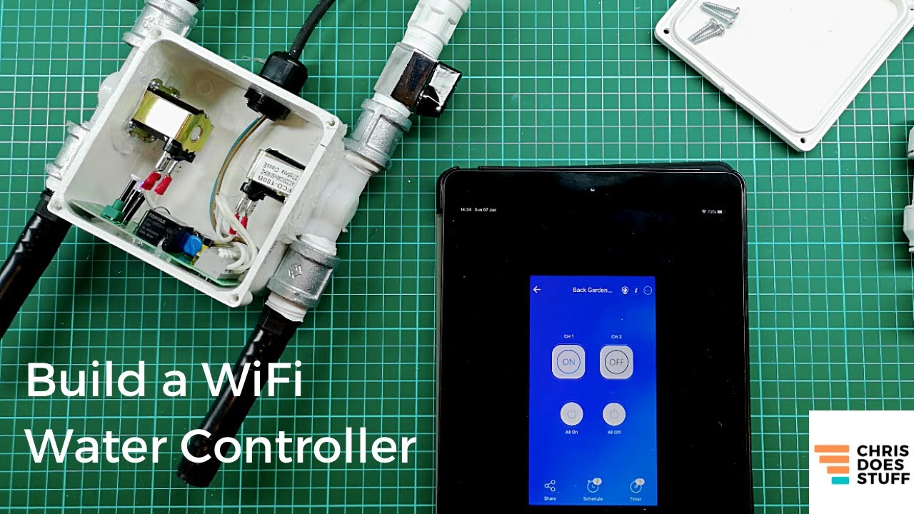BUILD A WIFI WATER CONTROLLER (SONOFF) | TECH - YouTube