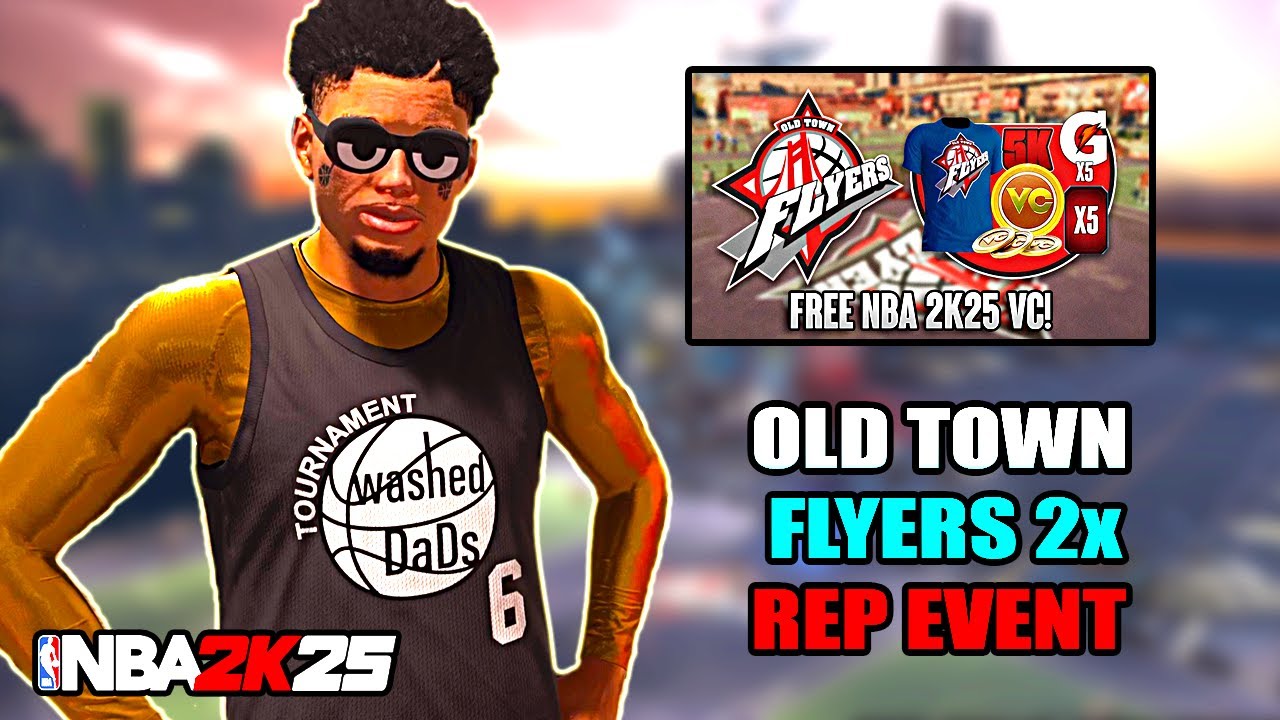 I PLAYED THE OLD TOWN FLYERS 2X REP EVENT IN NBA 2K25...! - YouTube