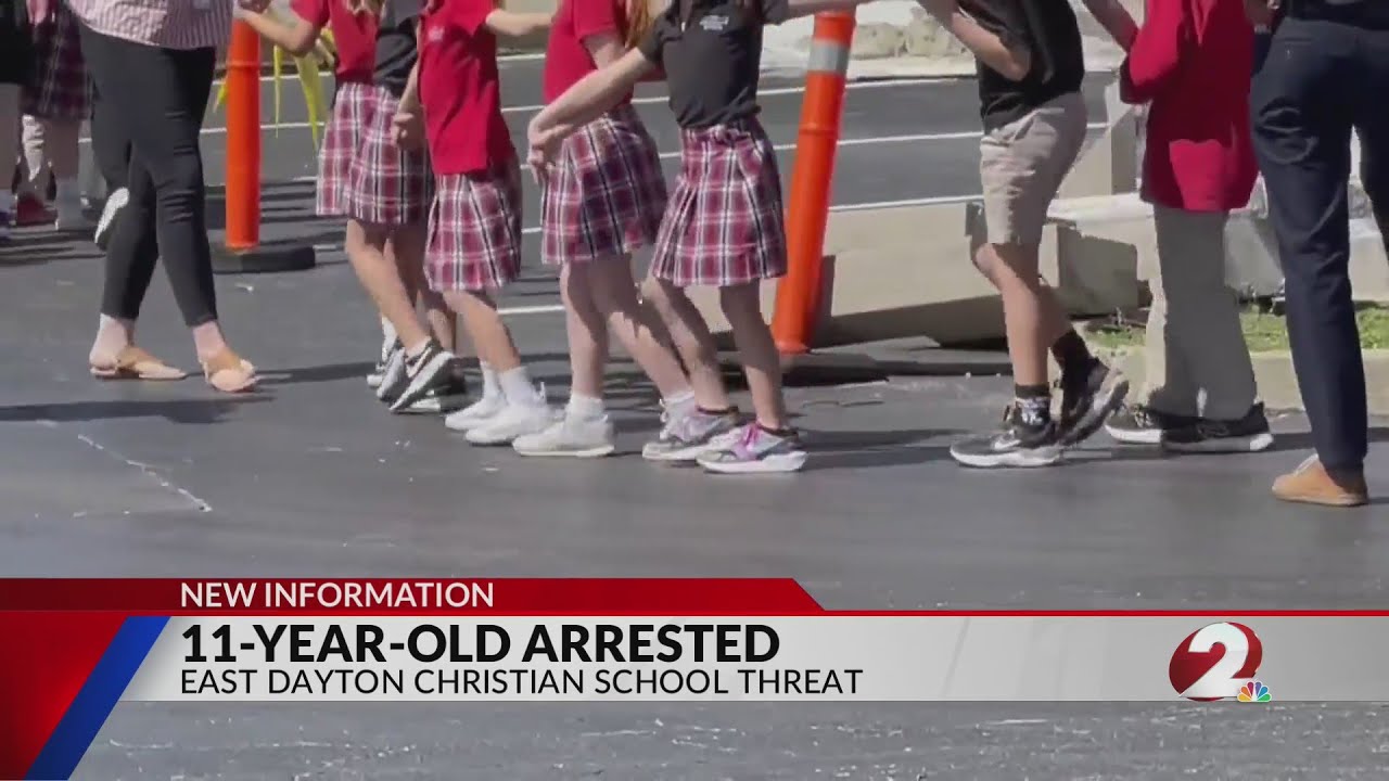 11-year-old arrested after threat made to Dayton school - YouTube