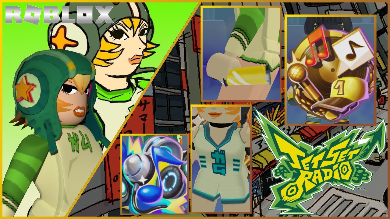 Roblox Jet Set Radio - Gum Roblox Cosplay Outfit - YouTube