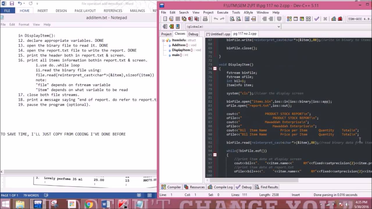C Problem Solving Tutorial File Operation Youtube