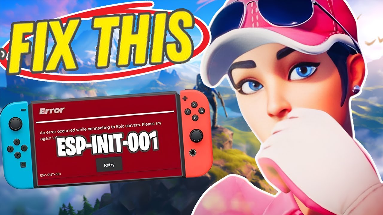 How to FIX ESP-DIST-001 error in Fortnite on Switch by clearing the ...