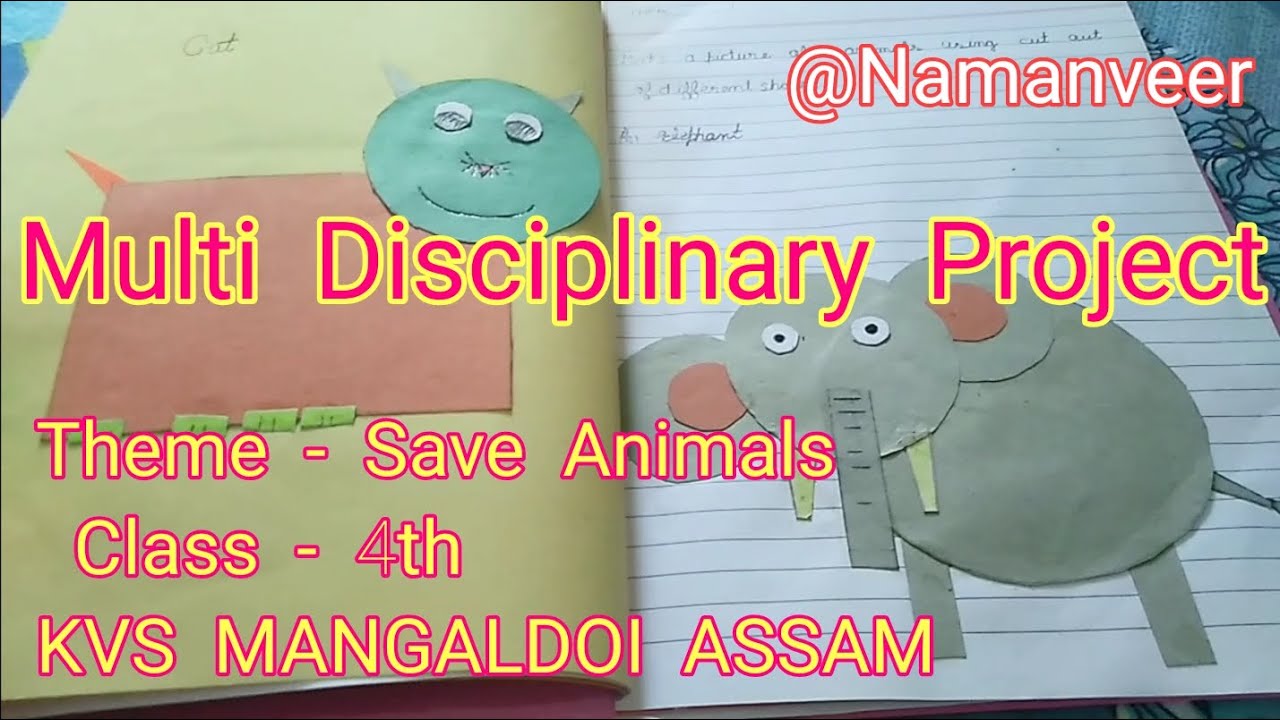 Multi Disciplinary Project Class 4th KV MANGALDOI Assam Namanveer Kour Sandhu - YouTube