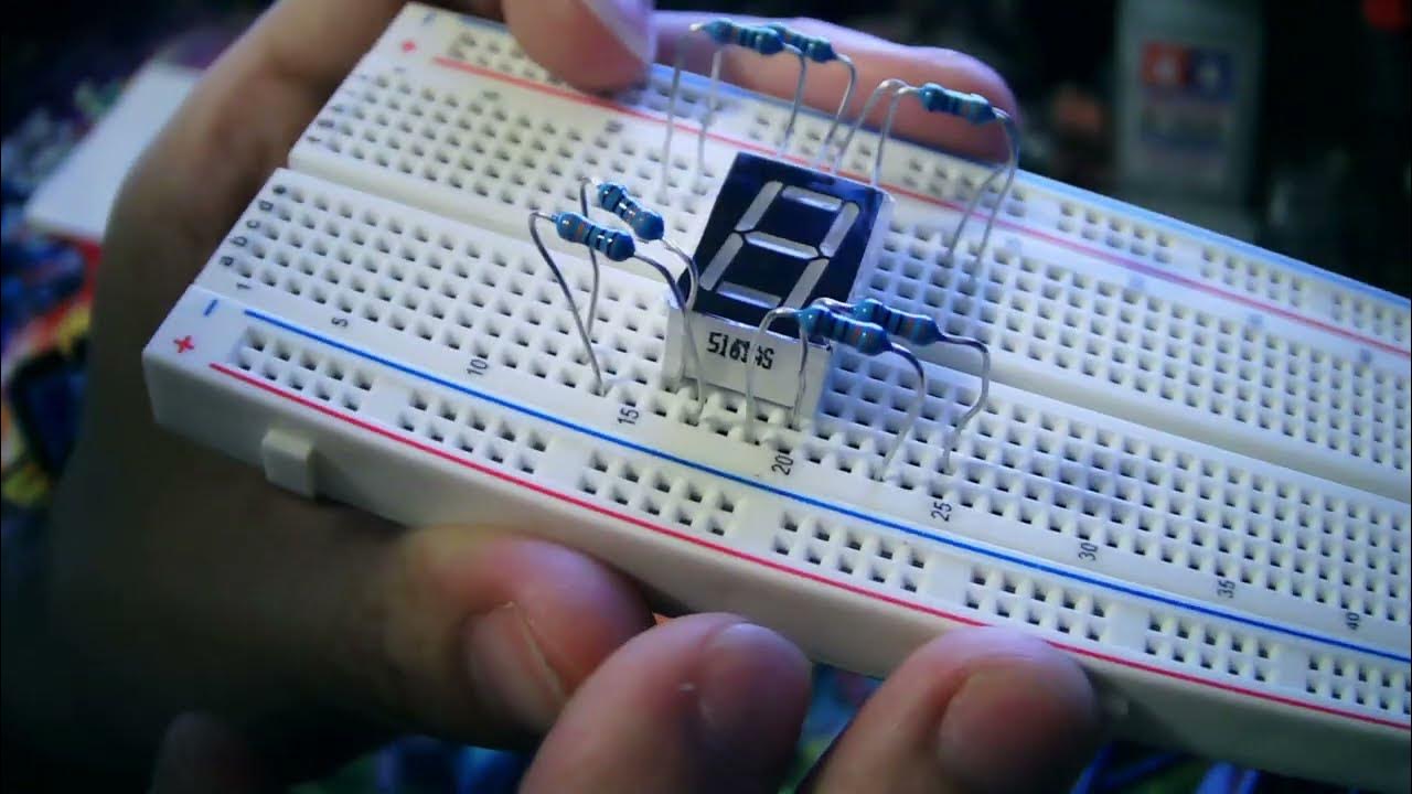 ASMR Arduino Programming | 1-Digit 7 Segment Display Project - YouTube