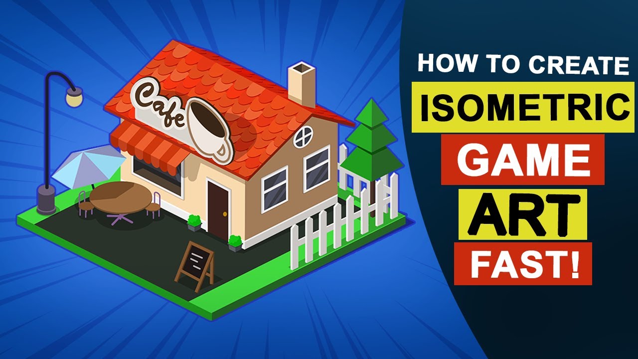 Isometric Game Art II Photoshop Tutorial II Gaming - YouTube