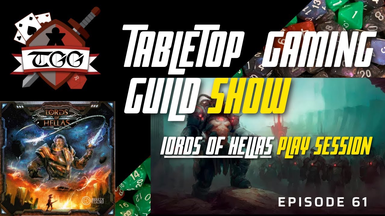 Tabletop Gaming Guild Show: Lords of Hellas Play Session on Tabletop ...