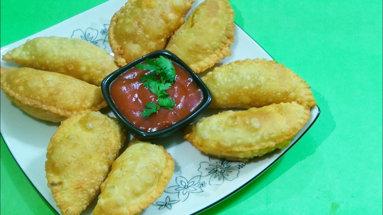 চিকেন ঝাল পুলি পিঠা | চিকেন সমুচা |Chicken puli pitha | chicken somucha ...
